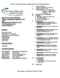 Council Bluffs Airport Authority
